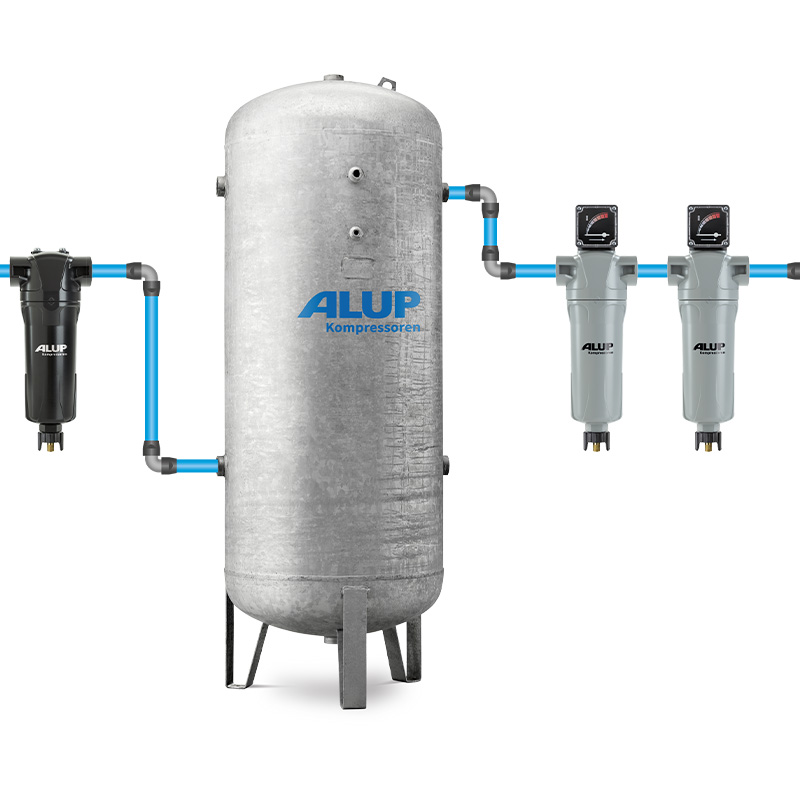 Daw-Bor Serwis kompresorów śrubowych Alup i Mark, instalacje pneumatyczne